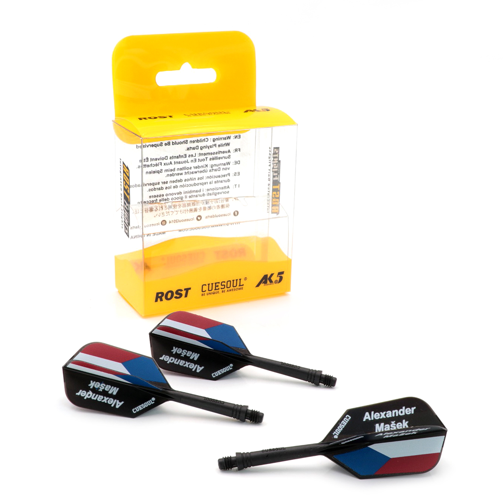CUESOUL Alexander Mašek Mold ROST Integrated Dart Shaft and Flights ...